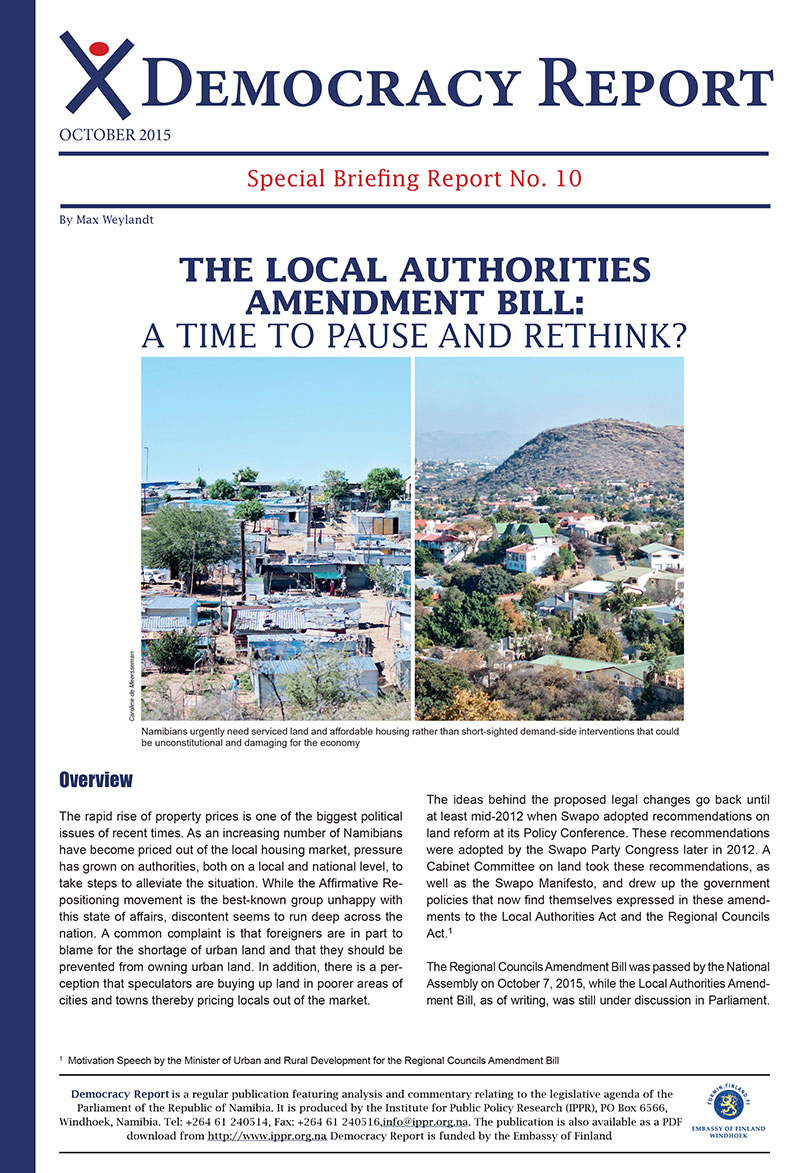 The Local Authorities Amendment Bill - IPPR