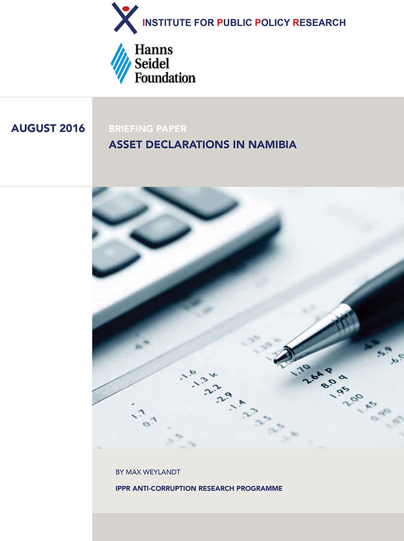 Asset Declarations in Namibia - IPPR
