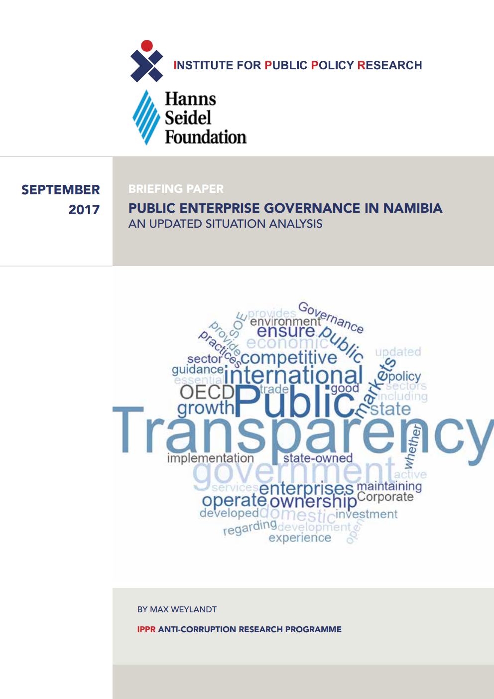 Public Enterprise Governance in Namibia - IPPR