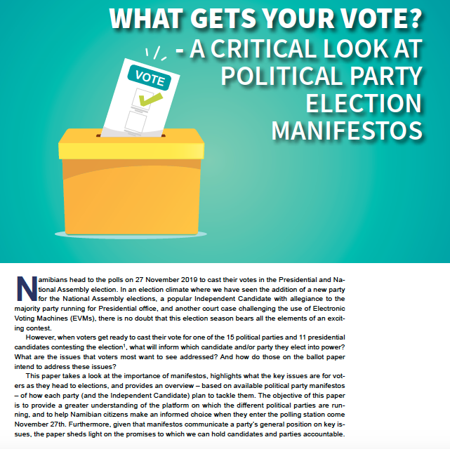 A Critical Look at Party Manifestos for the 2019 Elections - IPPR
